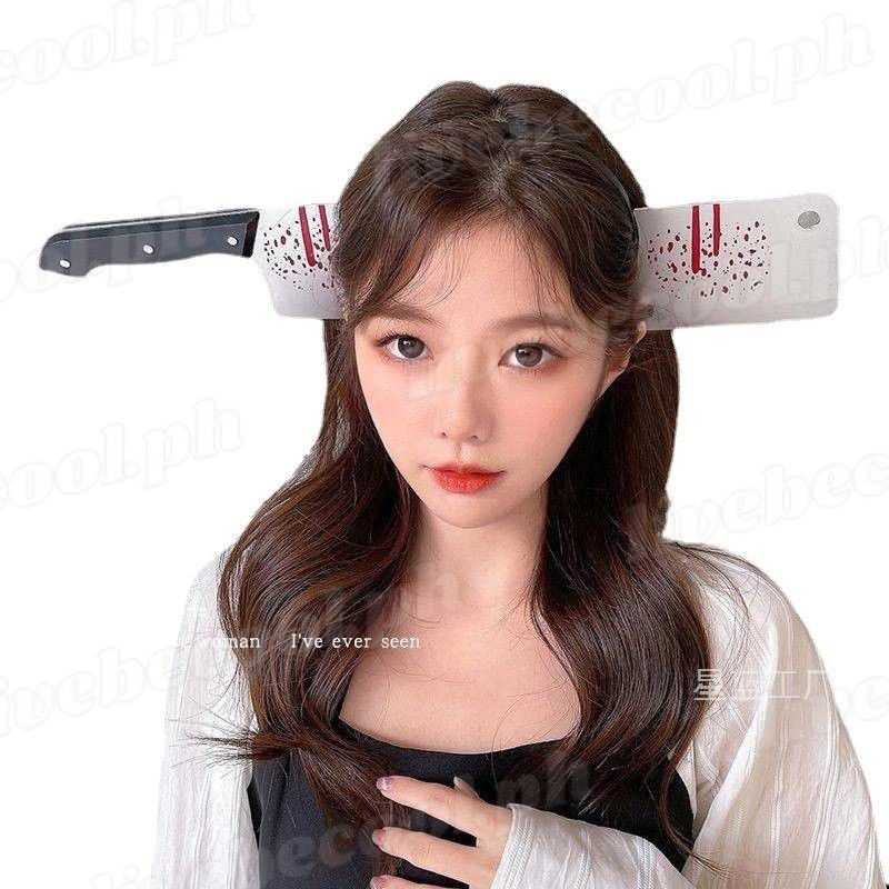 【undersell】 Halloween Headband Hair Hoop Costplay Devil Hair Band Loop ...