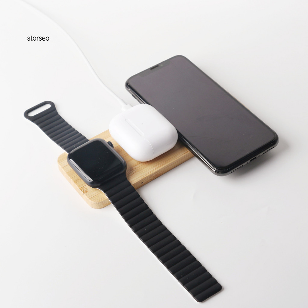 SRA ZK Stylish Wood Wireless Charger Fast Wireless Charging Pad 15w ...