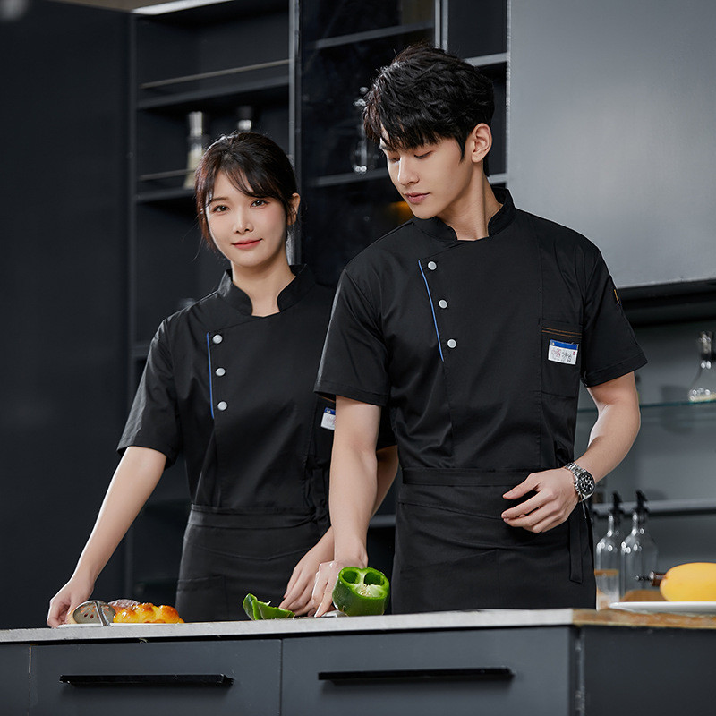 Men Women Chef Jacket Kitchen Restaurant Hotel Work Clothes Unisex ...