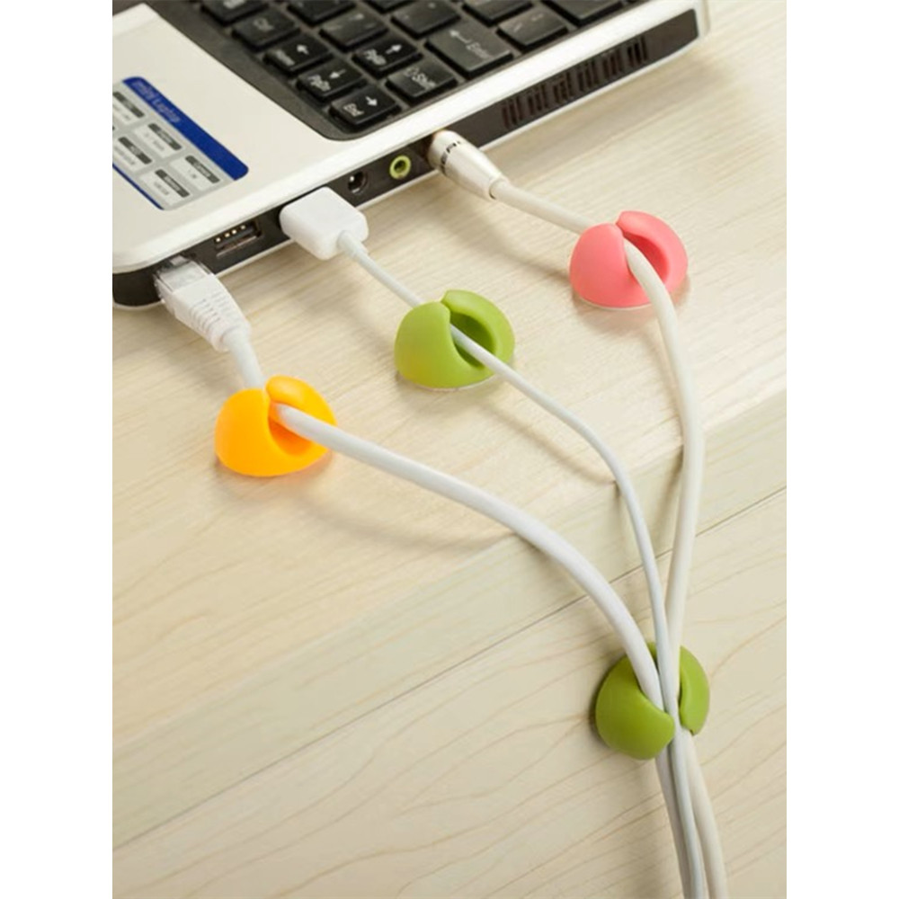 Wire organizer Data cable organizer Desktop fixer Wire clamp Charging ...