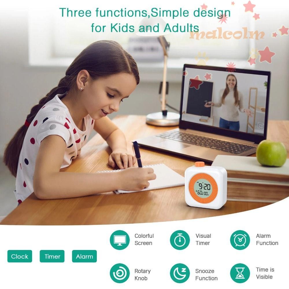MALCOLM Digital Productivity Timer, Visual Mini Countdown Timer ...