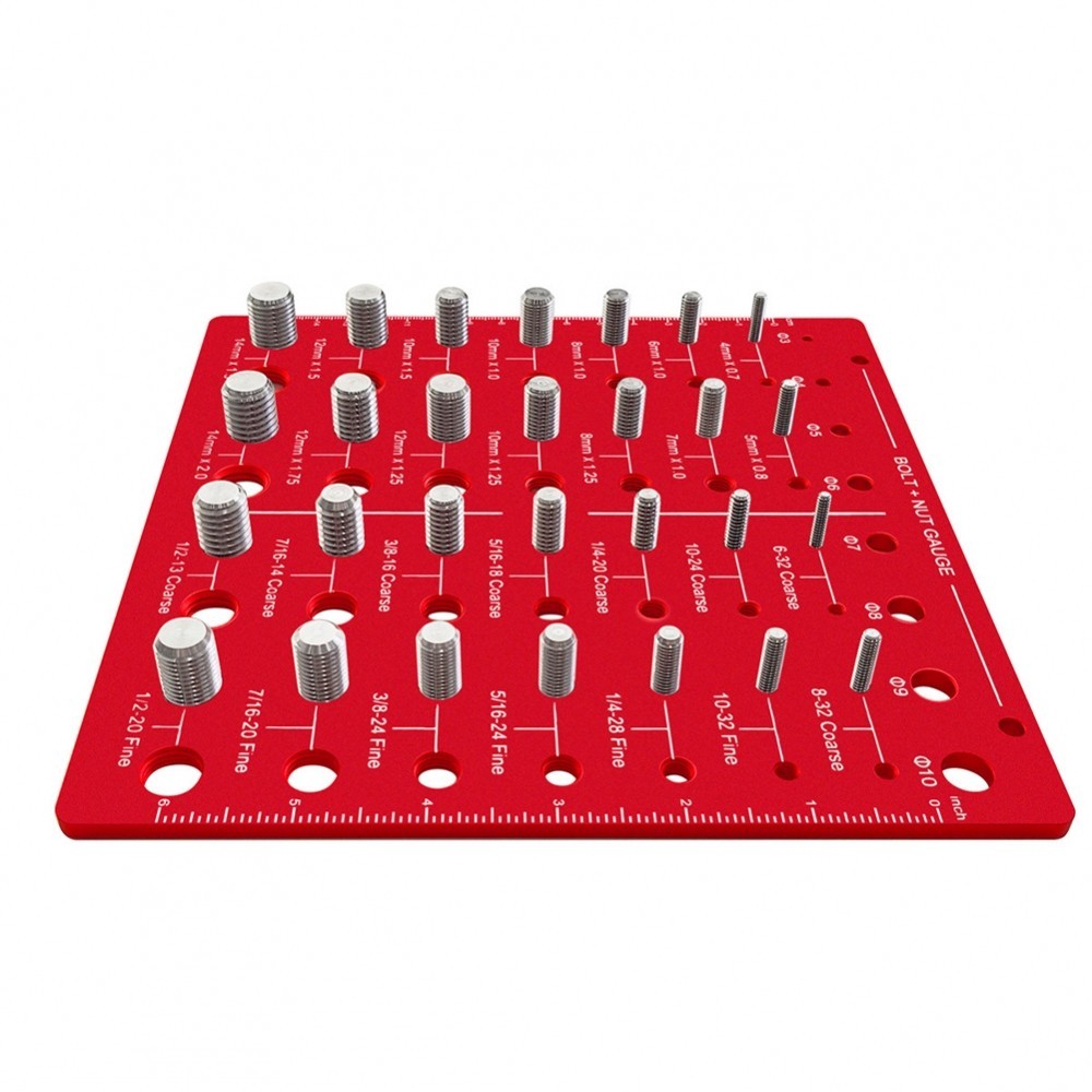 Nuts and Bolts Identification Tool Featuring 0 to 150mm Measuring Range ...