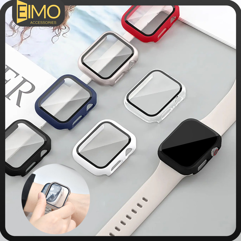 Hard Tempered Glass PC Case for Smartwatch Apple Watch Iwatch Ultra 3 2 ...