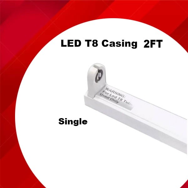 -SLIM TYPE / THICK TYPE LED T8 CASING / LED Fluorescent tube light Casing 4ft & 2ft | Shopee ...