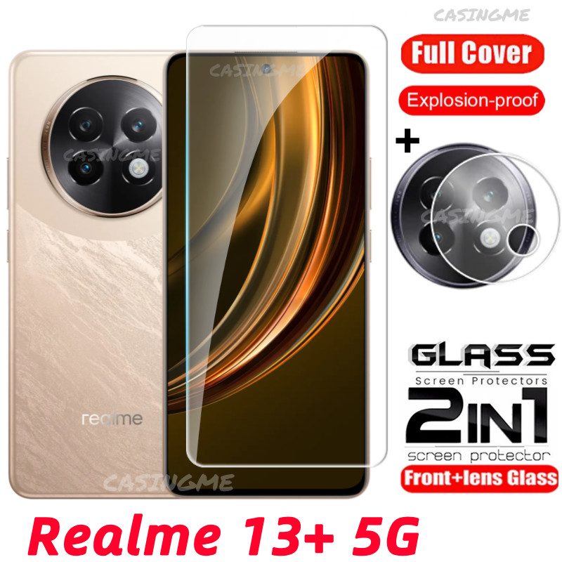 Realme 13+ 5G 2024 Full Cover Tempered Glass Flim For Realme 13 ...