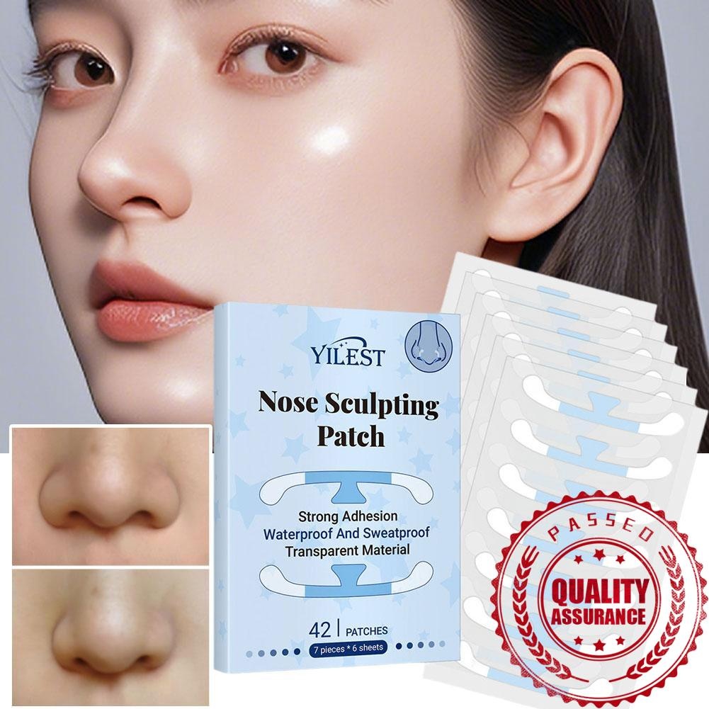 Box Invisible Nose Stickers Non-irritating Shrinking Nose Wing Sticker ...