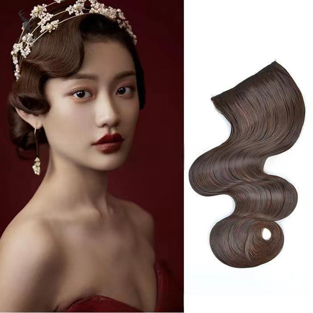 Vintage Chinese Hair Fringe Bangs Wig Vintage Side Ripple Fake Bangs ...