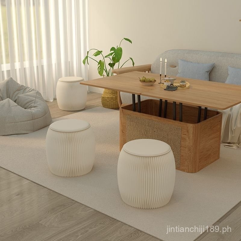 Folding Stool Household Retractable Bedroom Footstool Low Stool Folding ...