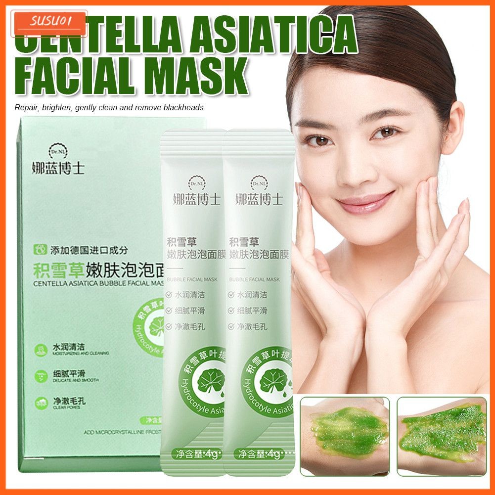 Bubble Face Sheet Masque 12pcs/Box Centella Asiatica Bubble Facial Mask ...