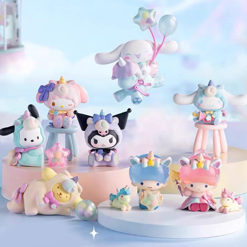 Sanrio Magic Paradise Series Blind Box Clow M Pacha Dog Cinnamoroll ...