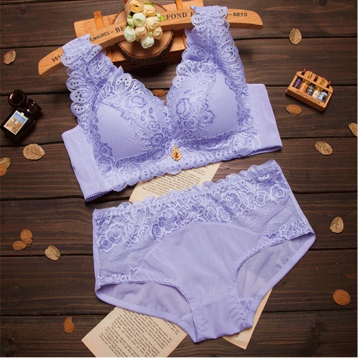 Underwear Suit Bra Wireless Push-up Breast Holding Upper Support Small ...