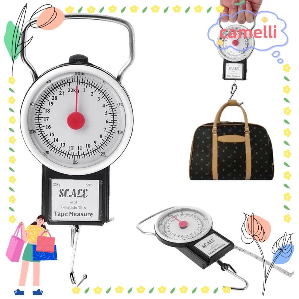 CAMELLI Digital Dial Luggage Scale Portable Weight Balance Handheld ...