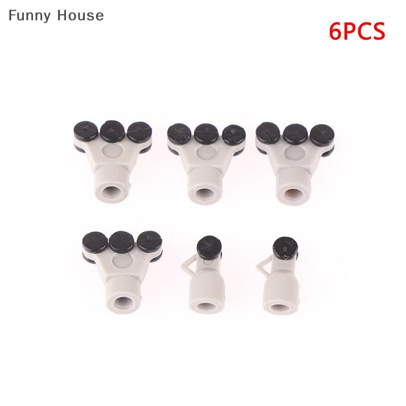 Funny House ONE SET WHEELS , 6 Small Wheels FOR 20cm Alloy Metal Soviet ...