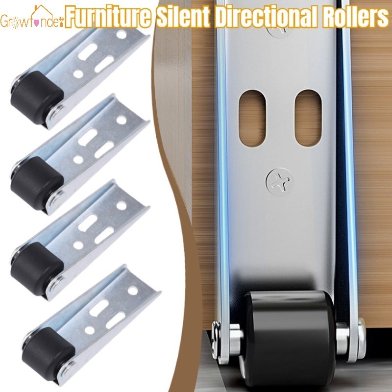 Durable Metal Furniture Silent Side Mounted Directional Rollers Multi ...