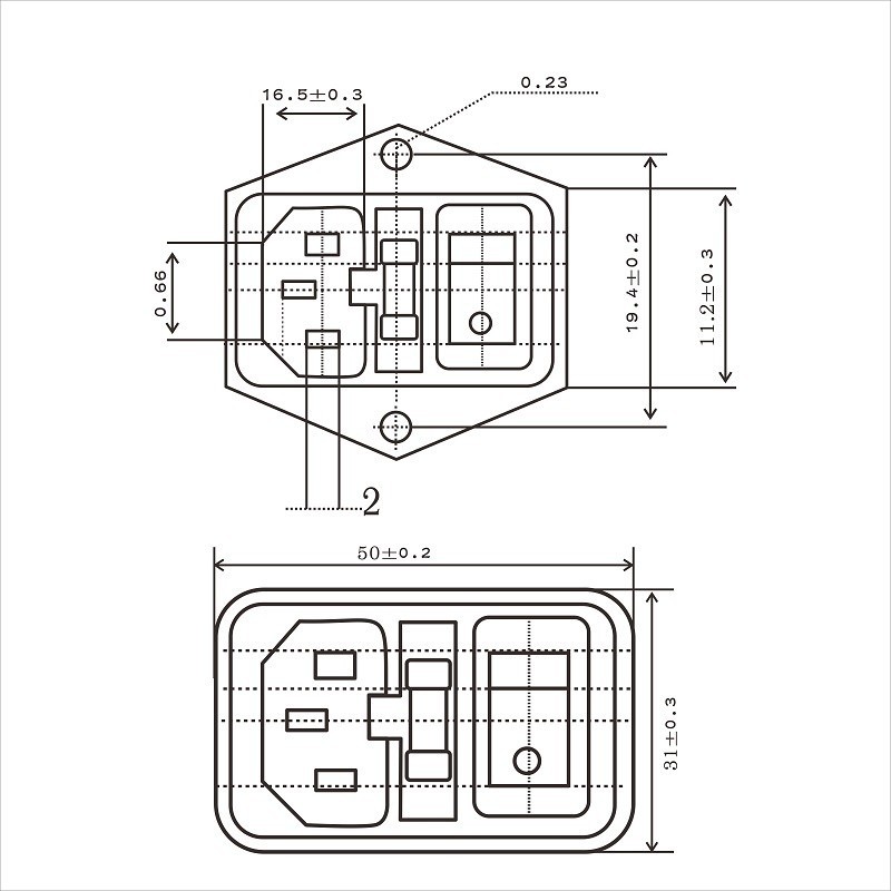 AC seat word socket with light belt switch with Fuse power socket ac01a ...