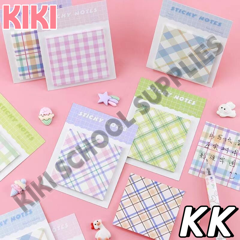 KK 30 sheets INS Sticky Note Paper Grid Simplicity Memopad Creative ...