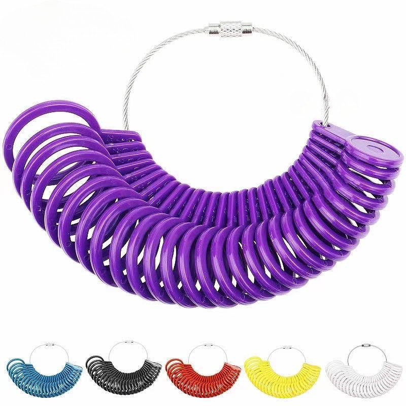 Plastic Standard US/UK Generic Jewelry Measurement Gauge Tool Ring ...
