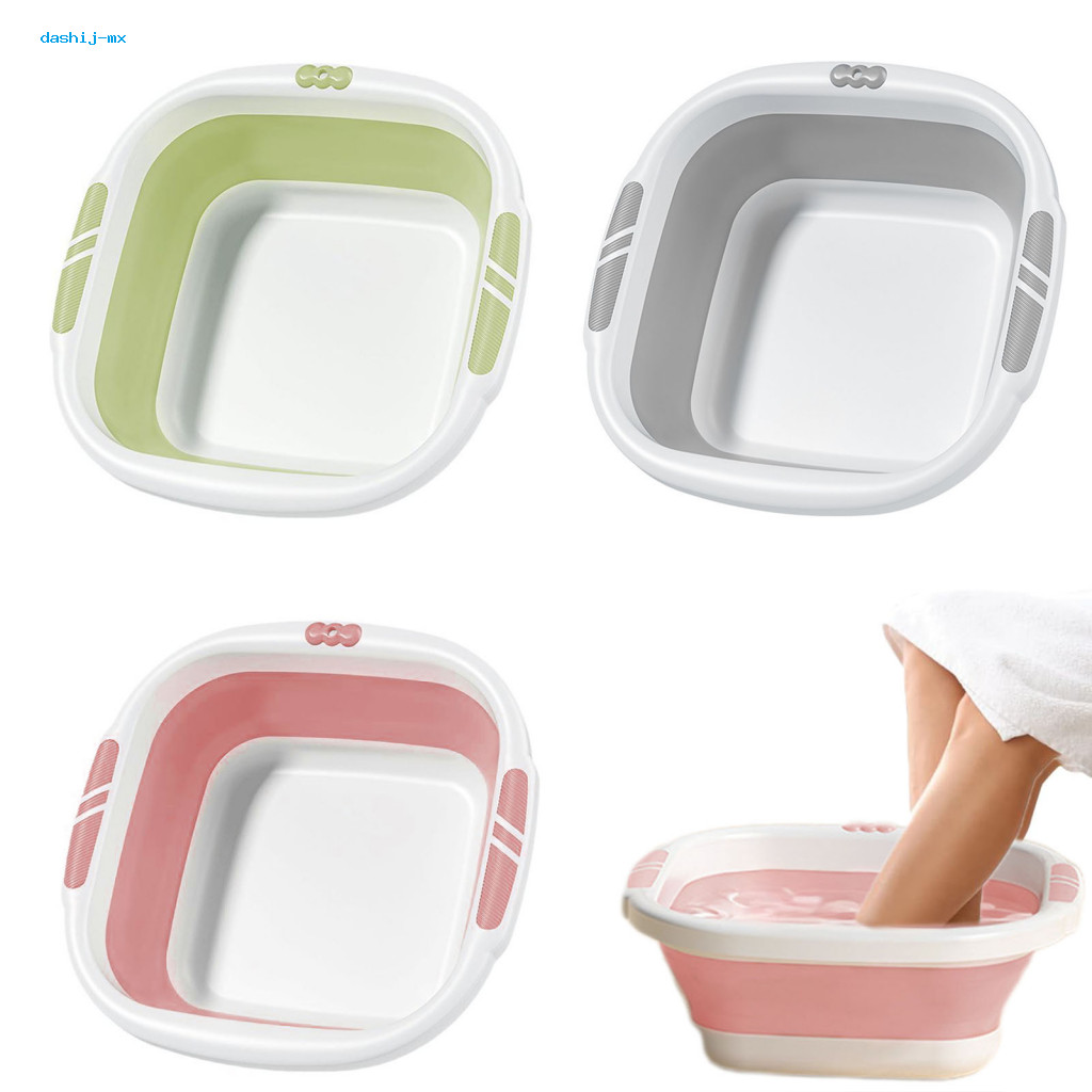 DA* Foot Bath Basin for Stretching Travel Foot Soak Portable Foldable ...