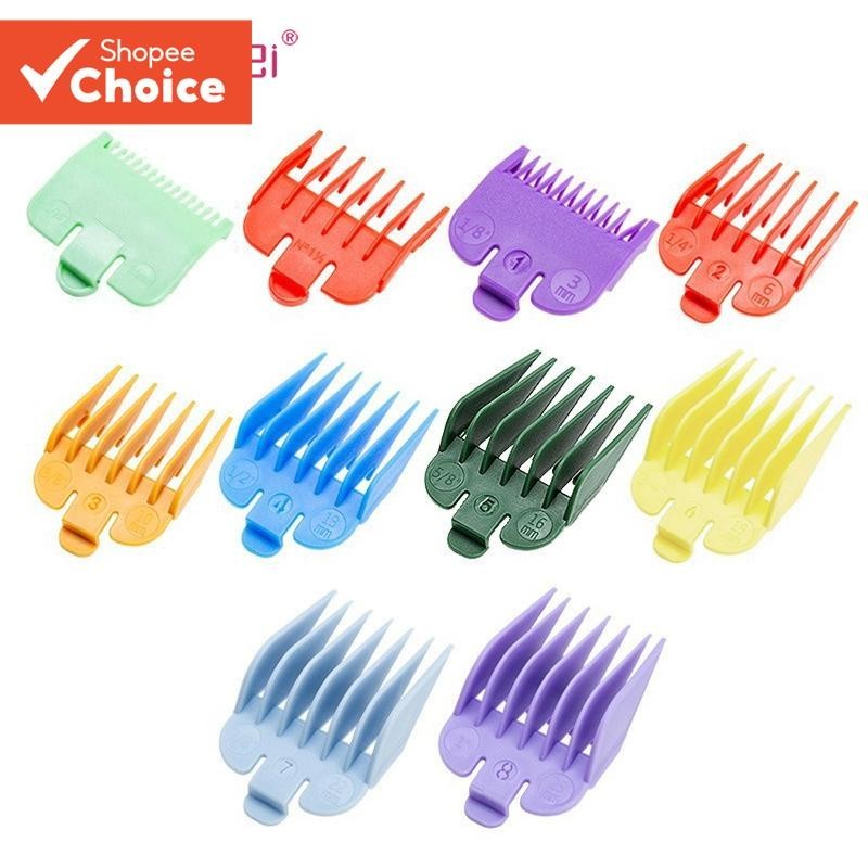 Eight Or Ten Pcs Set Universal Hair Clipper Limit Combs Guide ...