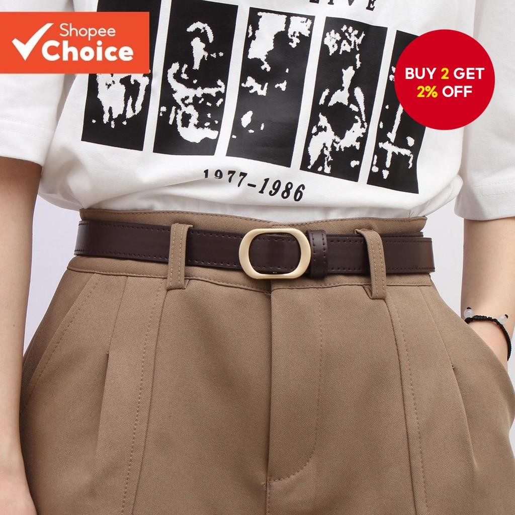 Korean Retro Punk Belt - Edgy Waistband For Women's Jeans & Skirts ...