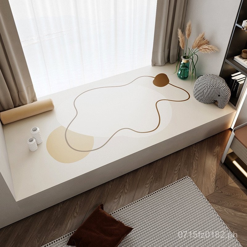 Modern Simple Oil-Proof Easy-Care Mat Home Bay Window Mat Wash-Free ...