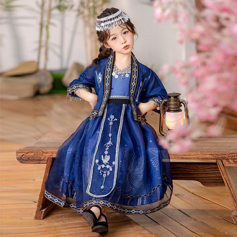 Miaojiang Girl Children Miao National Costume Hanfu Girl Exotic Style ...