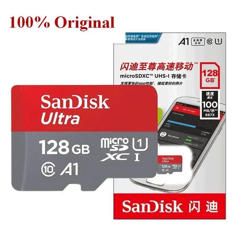 COD SanDisk A1 128GB 512GB 256GB 1TB Class10 UHS-1 Flash Micro SD TF/SD ...
