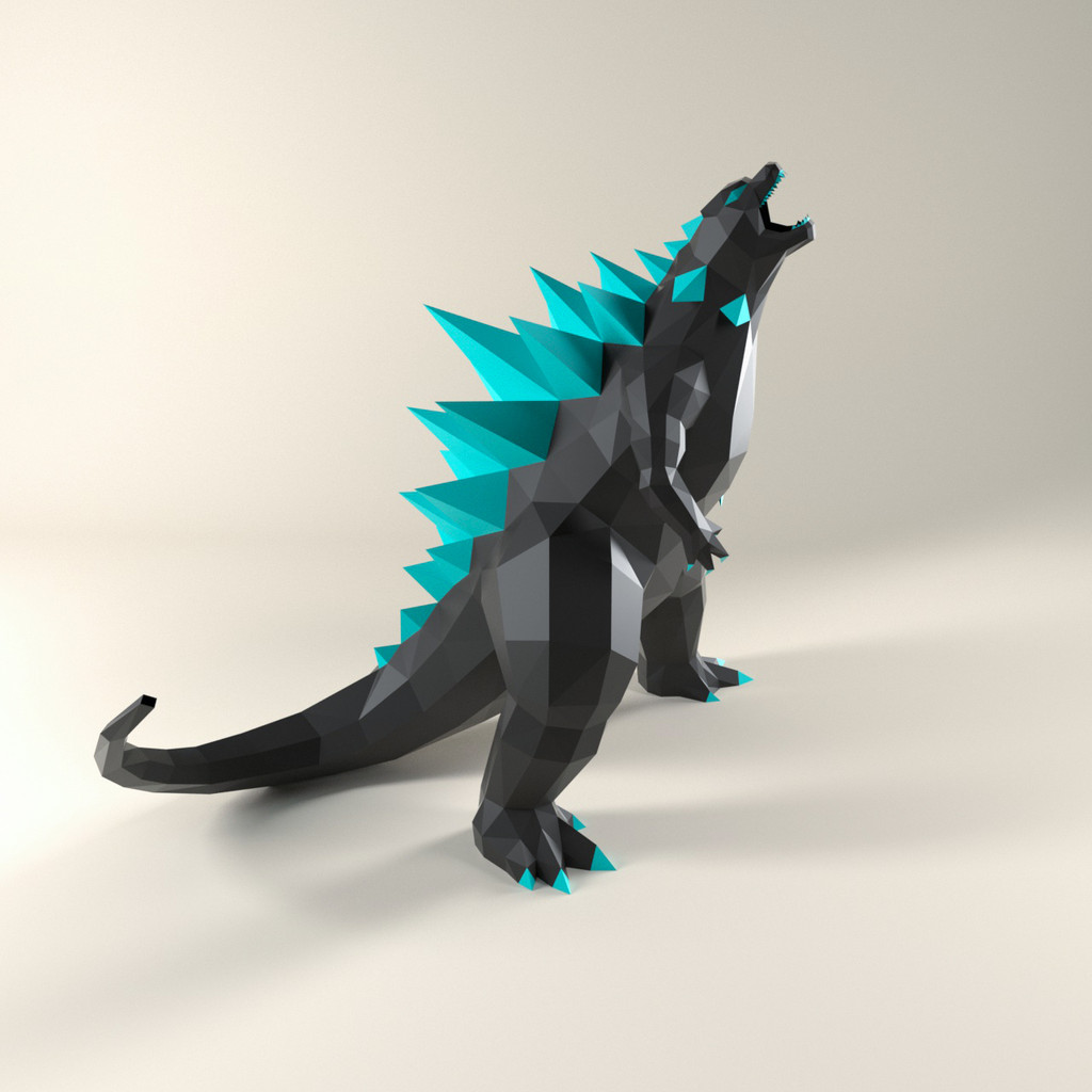Star Paper Model Godzilla King of Monsters New Style Giant Biological ...