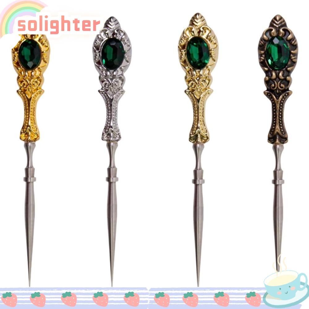 SOLIGHTER Vintage Sewing Awl, Hand Stitch DIY Craft Leather Sewing Awl ...