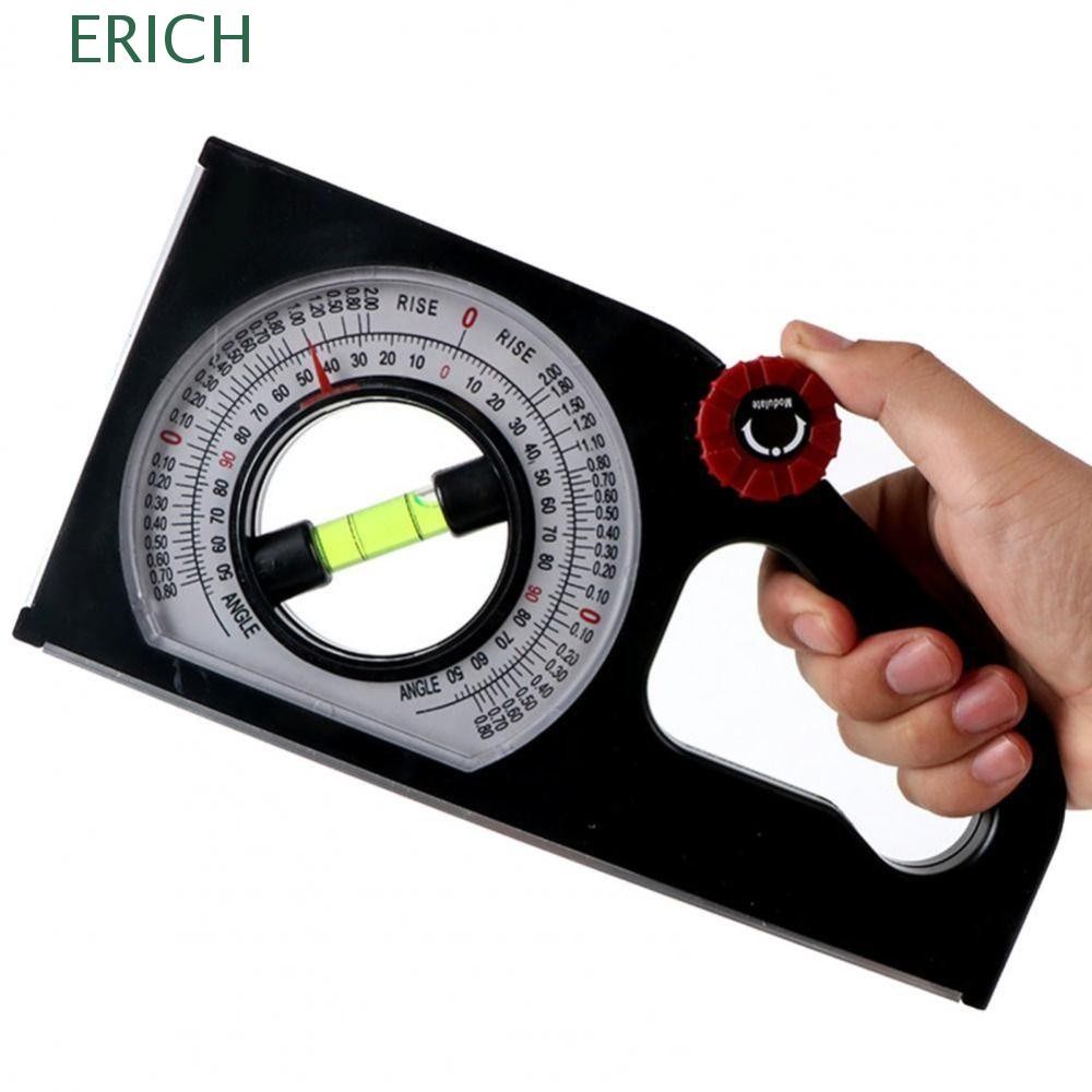 ERICH Slope Scale Level, Angle Meter Level Bubble Slope Measuring Ruler ...