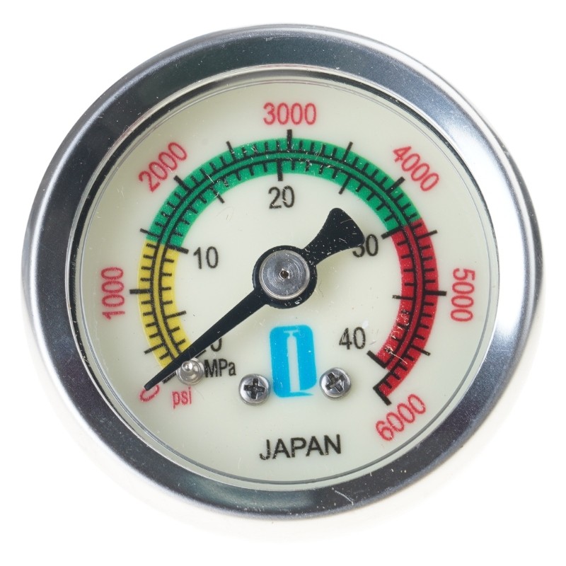 VIKK Car Manometer Dual Scale Dial Gauge Pressure Meter 2 Dial Digital ...