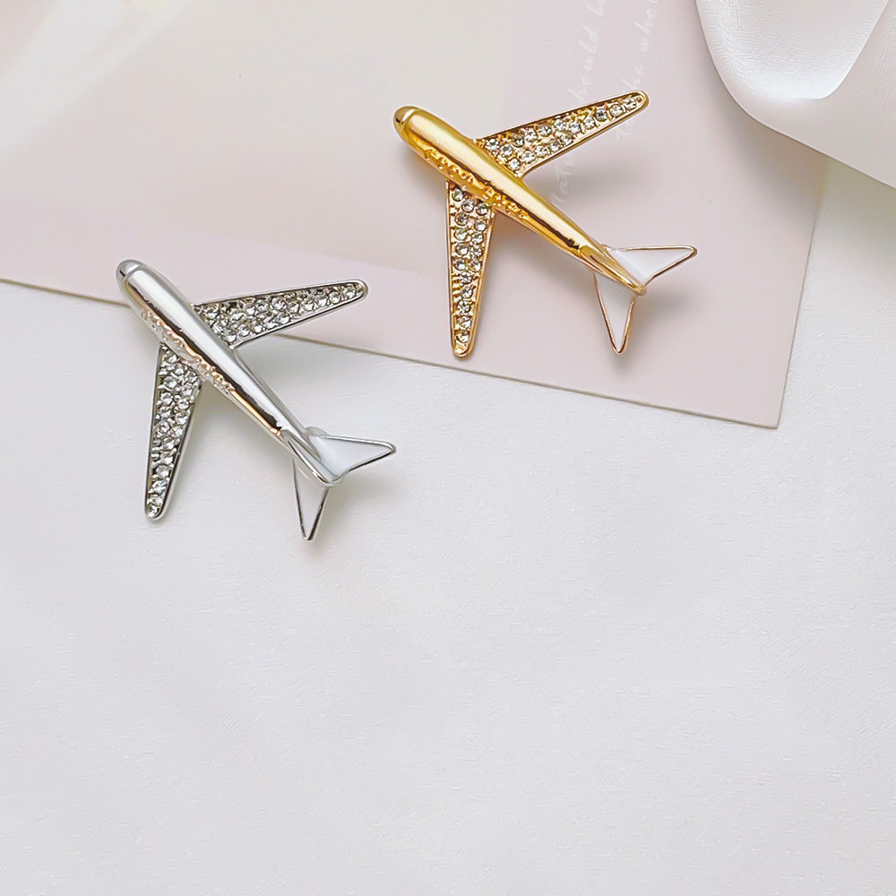 Fashion Airplane Brooch Versatile Men's Decoration Accessories Suit ...