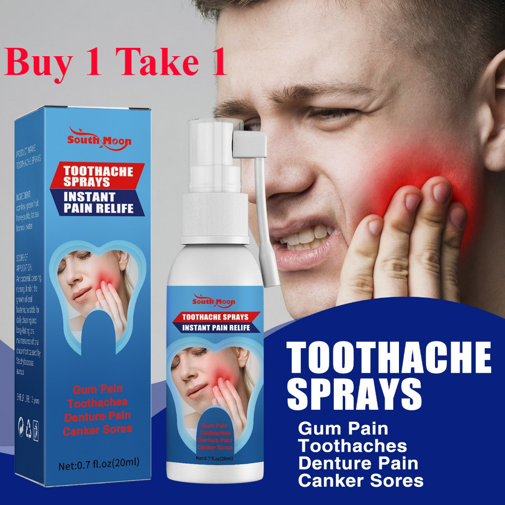Toothache Spray Fast Pain Relief for adults & kids Periodontitis Tooth ...