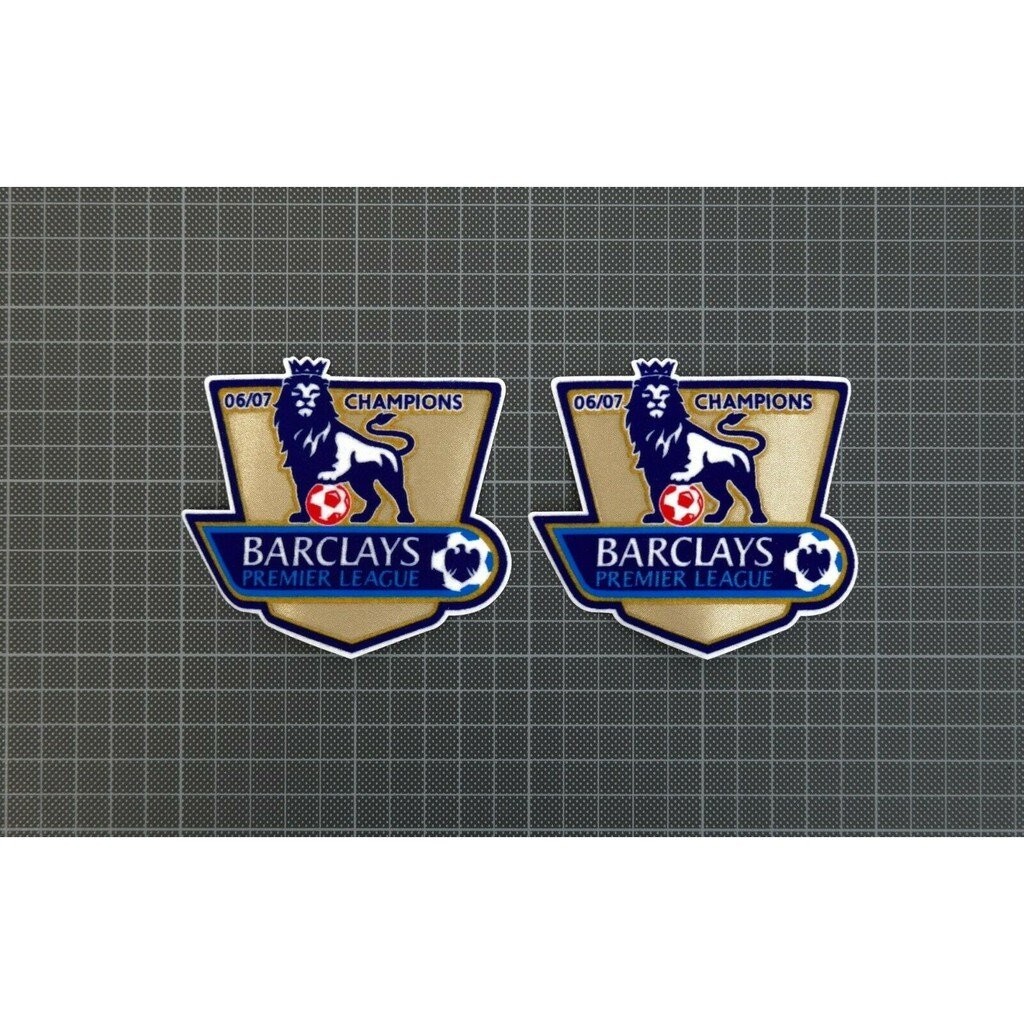 Gold Arm 06-07 Velvet Premia Patch Premier League Champions Patches ...