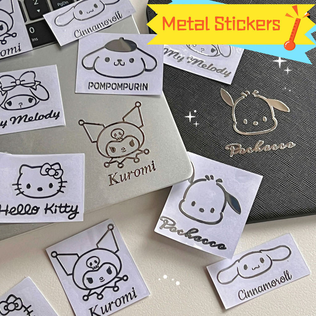 YoYo Metal Sticker Cartoon Cute Puppy Phone Cup Decoration Waterproof ...