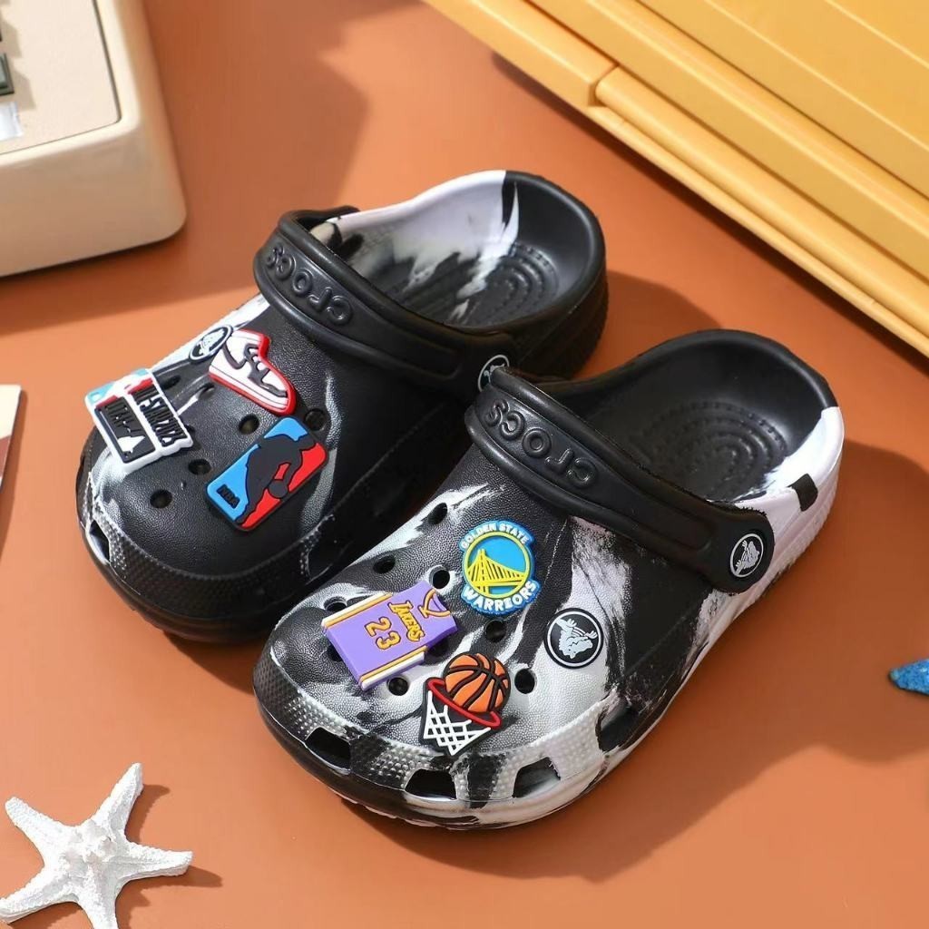GTX Crocs Kids Tie-Dye Clogs Couple Sandals Crocs Sandals For KIDS Boy ...