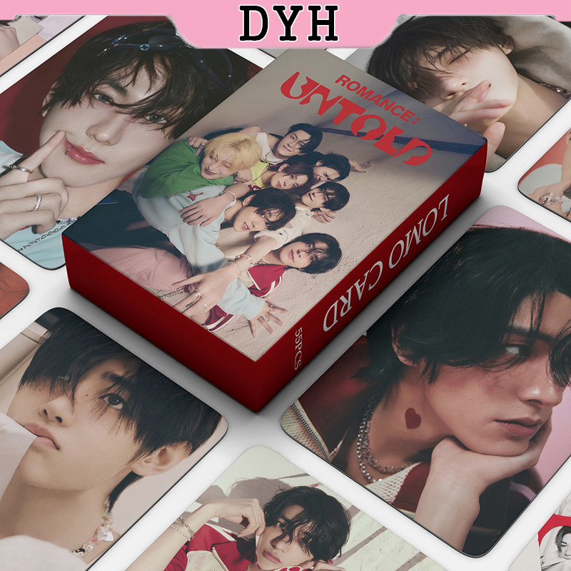 DYH 55pcs/box ENHYPEN Photocards ROMANCE : UNTOLD Album KPOP LOMO Card ...