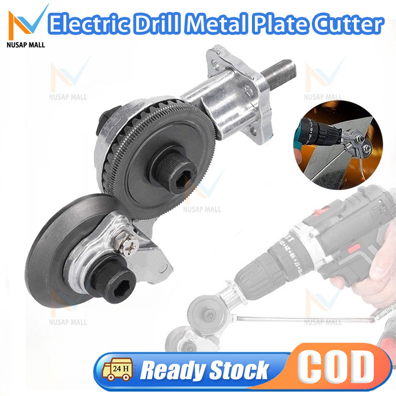 Electric Drill Plate Cutter Metal Iron Tin Plate Quick Cutting Tool Nibbler Saw Cutter Plate ...