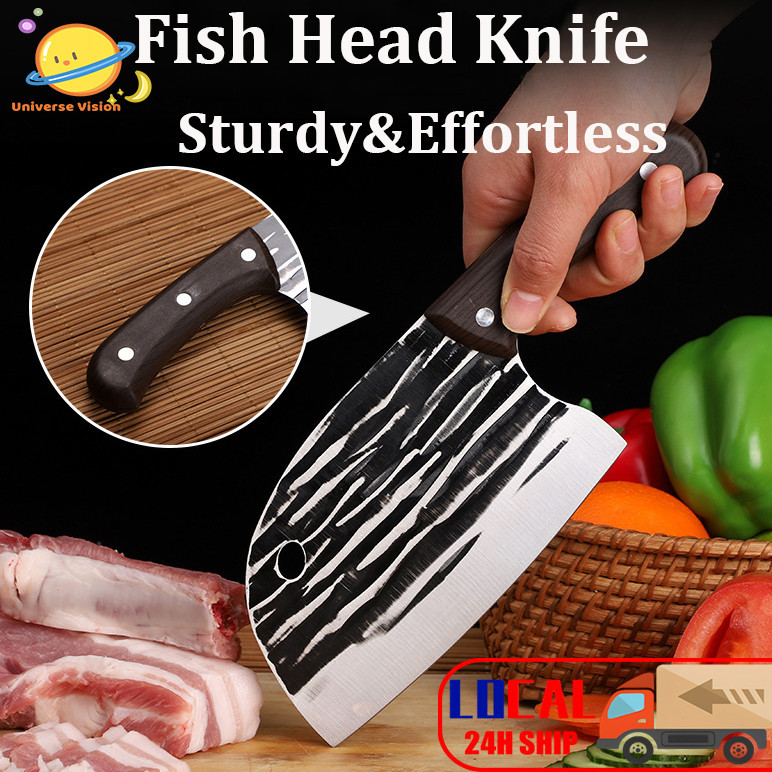 Japanese Knife Kitchen Knife Traditional Handmade Chef's Chopper ...