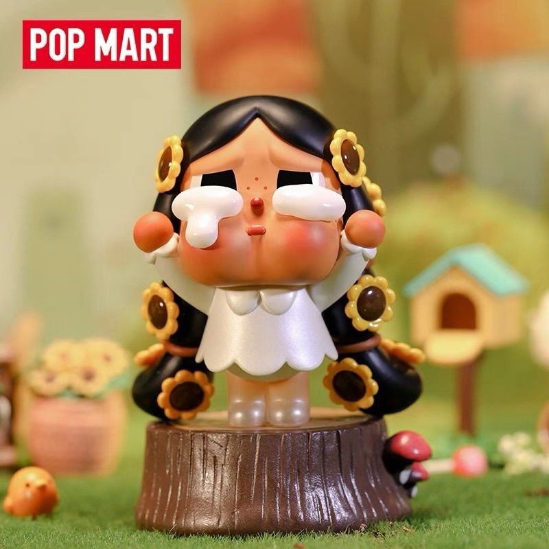P POPMART POPMART CRYBABY Powerpuff Girls Crying Baby Figure Genuine ...