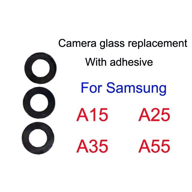 For Samsung Galaxy A15 A25 A35 A55 Back Camera Glass Lens Replacement ...