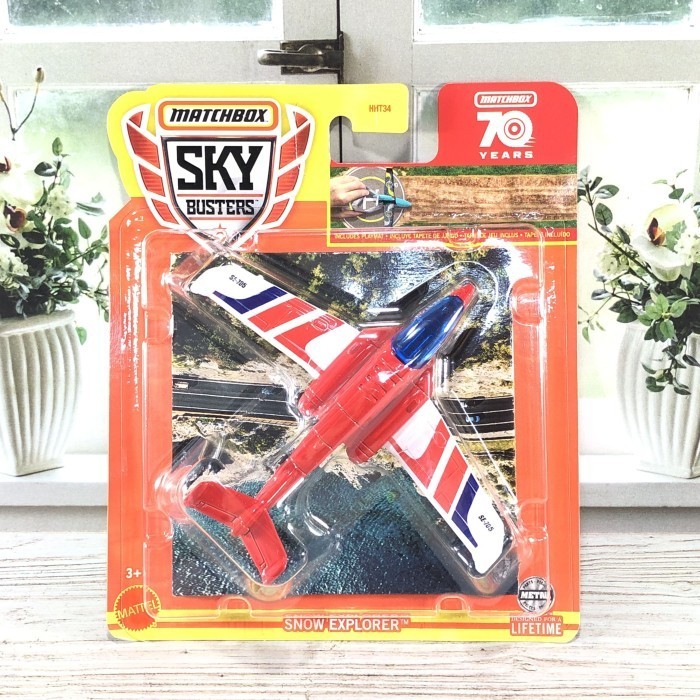 MERAH Matchbox SKY BUSTERS SNOW EXPLORER Red Airplane DIECAST | Shopee ...