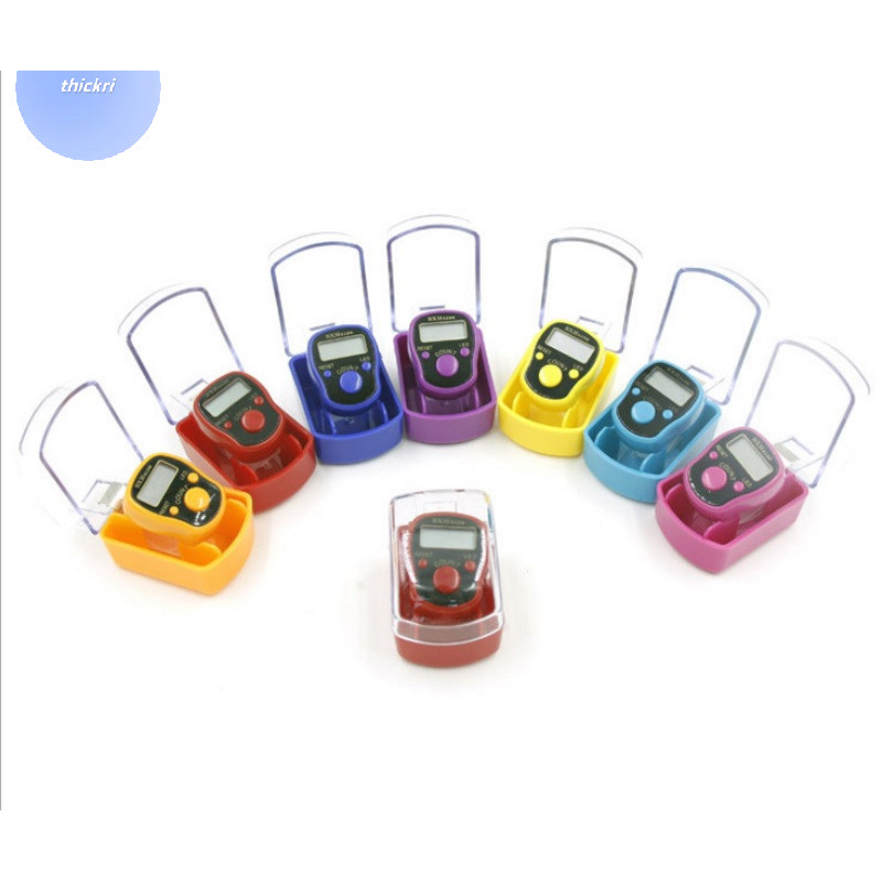 THICH 5 digits LED Tally Counter Finger Ring Hand Tally Counter Digital ...