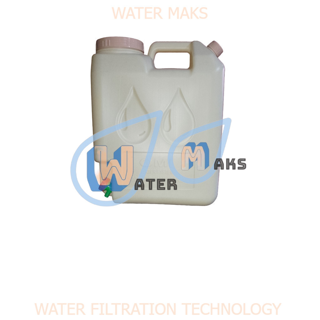 Aesthetic BEIGE / CREAM 5 Gallon Slim Jug Water Container with Faucet ...