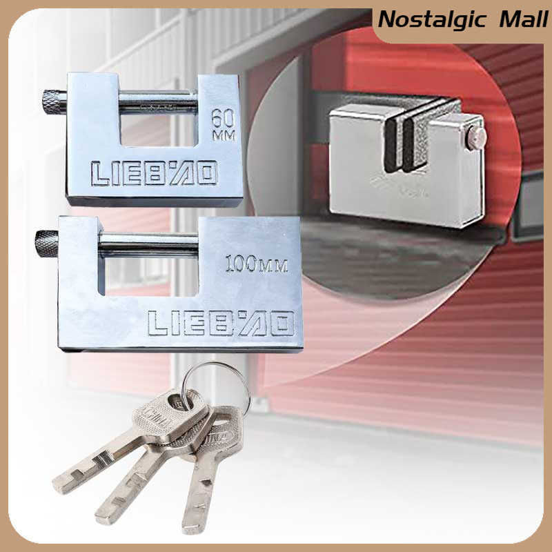 Stainless Stee Keyed Padlock Gold Steel Burglar Padlock ...