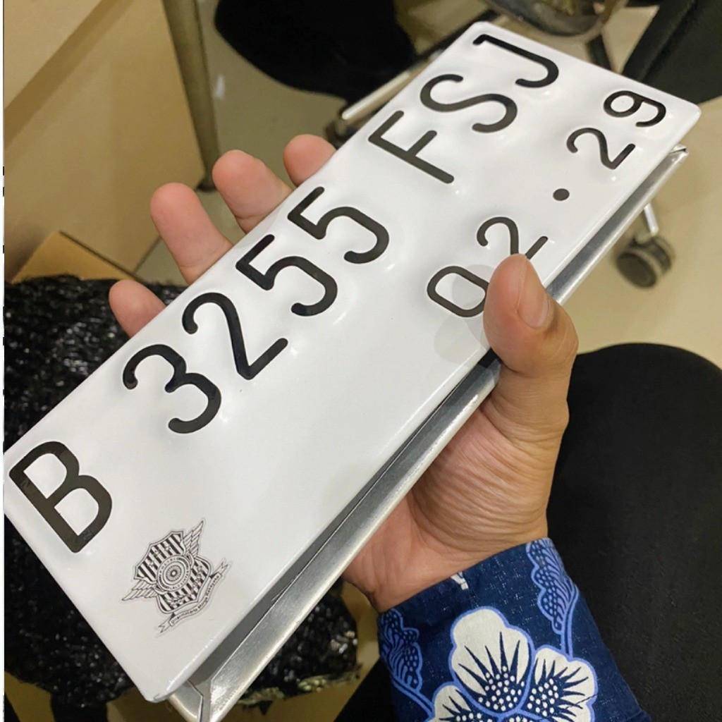 Custom logo Variation Of Free Number Plate custom Sticker/Mtr Number ...