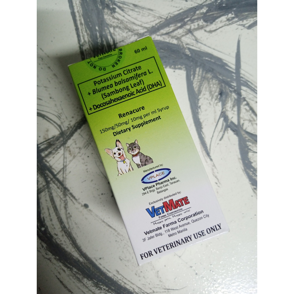 Papi Renacure Kidney Supplement For Pets 60ml Dietary Supplement ...