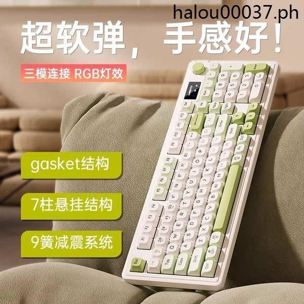 Hot Sale · Wolf Tu L98 Three-Mode RGB Silent Membrane Keyboard ...