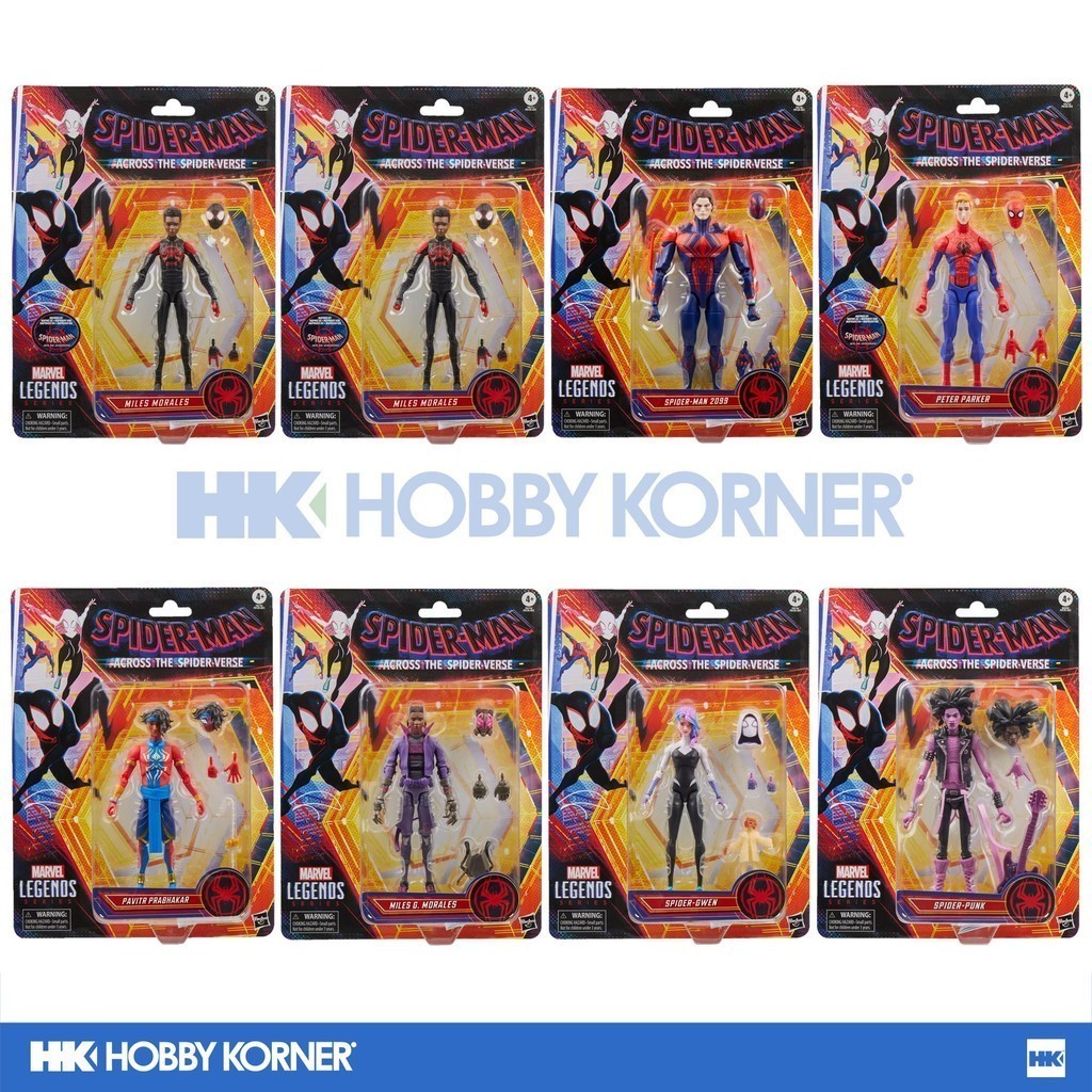 (PRE-ORDER - CASE OF 8) HASBRO F9125 Marvel Legends 6 Inch Scale Spider ...