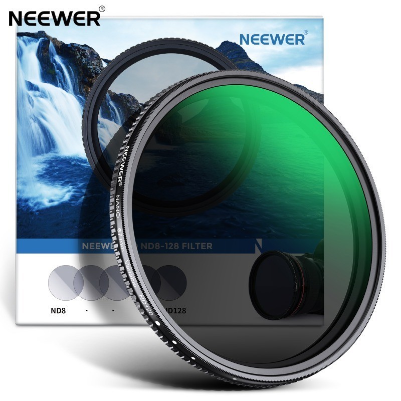 NEEWER 67mm HD Variable ND Filter ND8-ND128 Camera Lens Filter No X ...